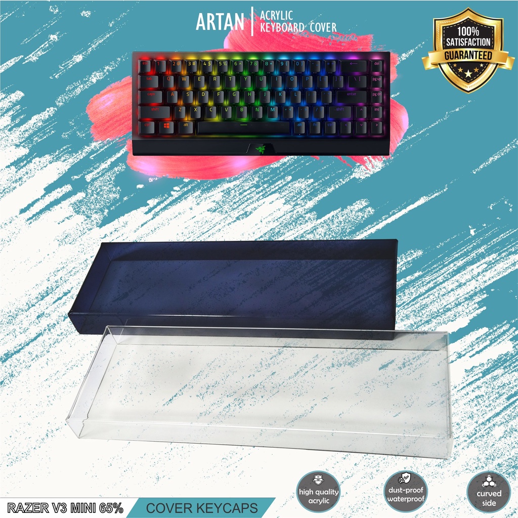 RAZER BLACK WIDOW V3 MINI 65% ACRYLIC KEYCAPS COVER EFFECTIVE KEYBOARD ...