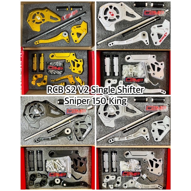RCB S2 V2 Single Shifter Sniper 150 / 155 King | Shopee Philippines