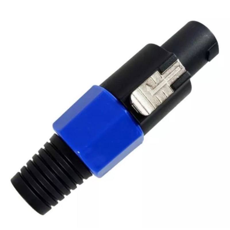 HITAM Speakon Spikon Jack 4 Pin Speaker Amplifier Connector Pole ...