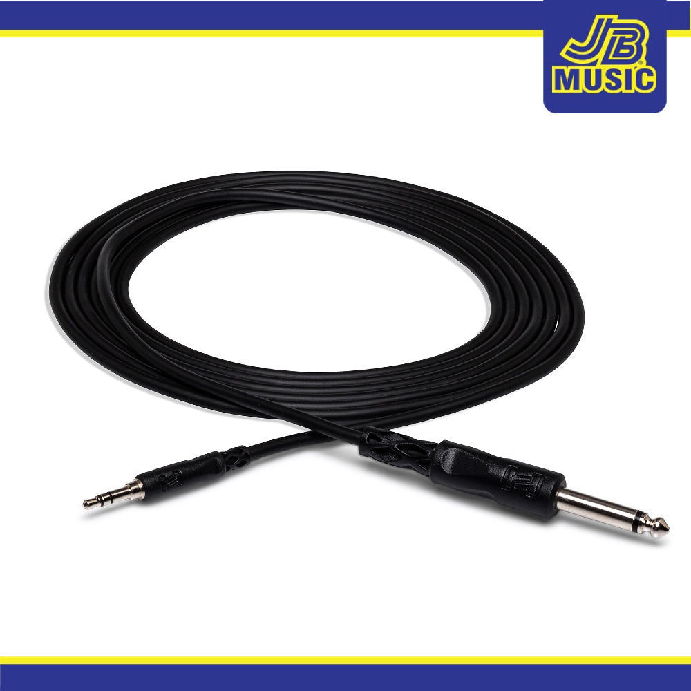 Hosa - CMP-110 Interconnect Cable 1/4" TS to 3.5 mm TRS, 10 Ft (Audio ...