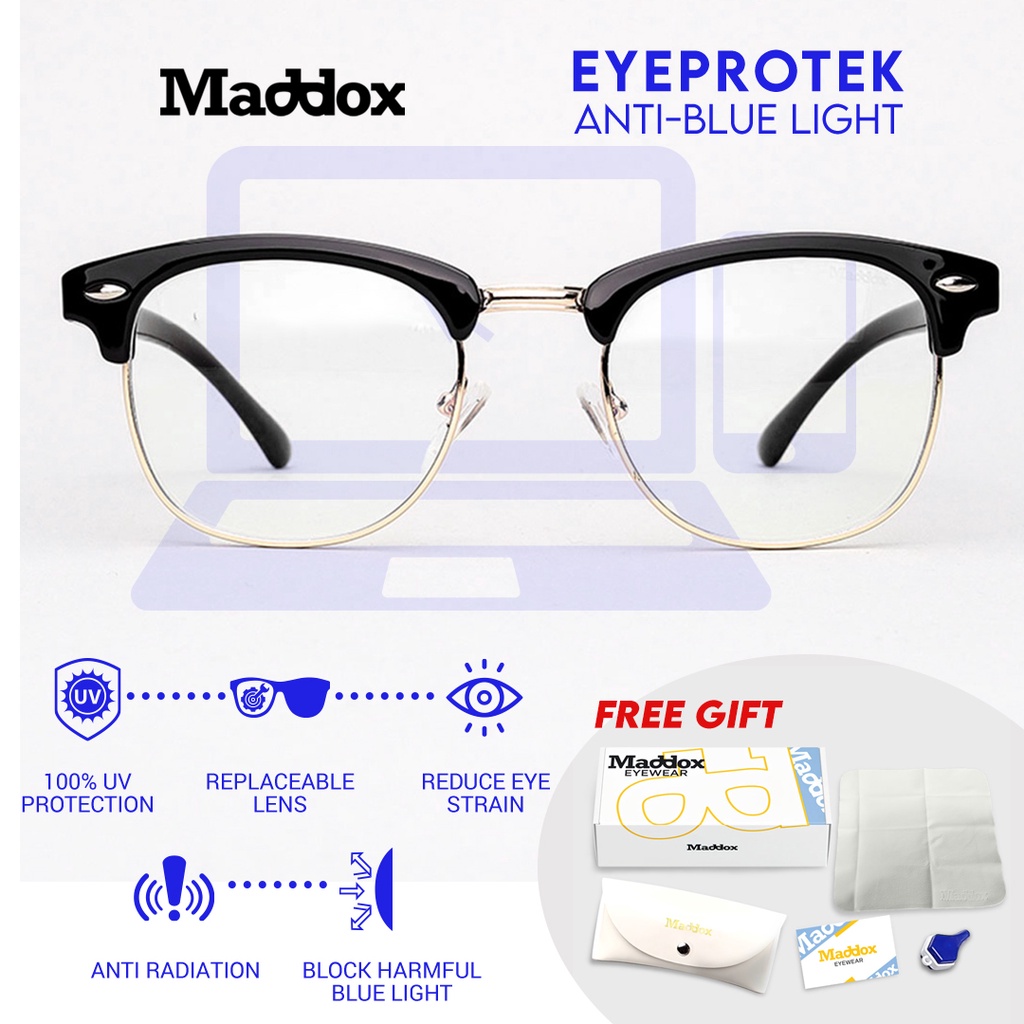 Maddox Blake Classic Anti Blue Light Anti Radiation Eyewear for Women ...