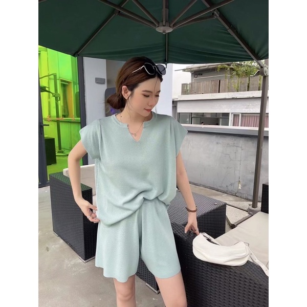 Only Knitted Terno short #8305 | Shopee Philippines