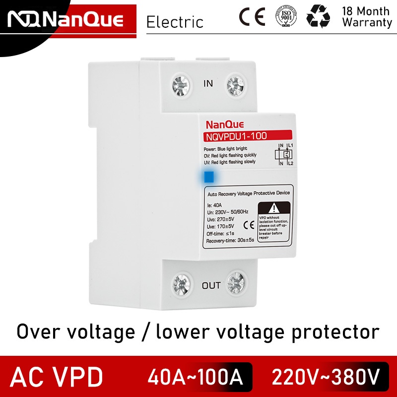 Voltage Protector Over Lower voltage protective device AC220V 230V 110V ...