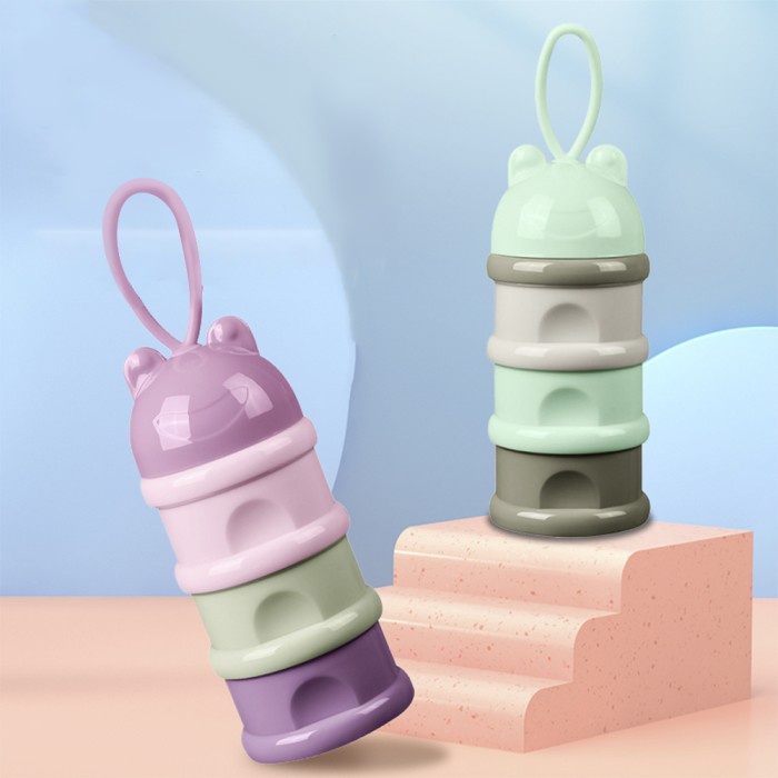 Baby Milk Container 3 Stacking Container Milk Powder Traveling Milk ...