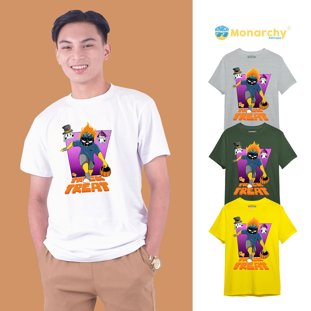 Monarchy Official Halloween Logo Trick Or Treat Vol.2 Tee For Men And ...