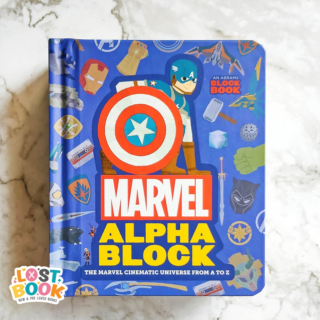 Marvel Alphablock - Alphabet Book - Brand New | Shopee Philippines