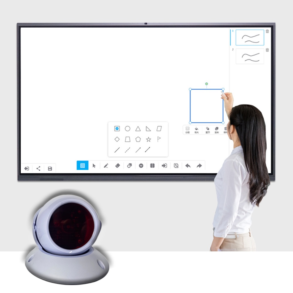 Multi-Touch100 points Portable Interactive board for education smart ...