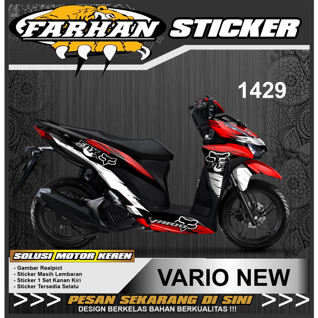 F1429 Decal Sticker VARIO 125/150 NEW full body Sticker Scotlet VARIO ...