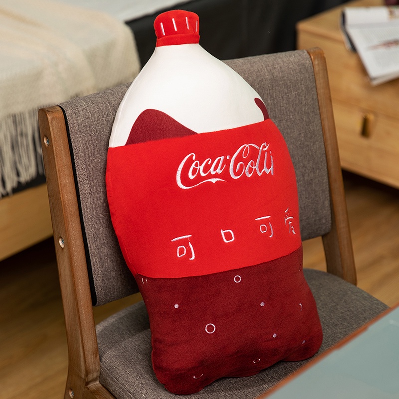 55*30CM Simulation Carbonated Drinks Plush Pillow Funny Sprite Coke ...