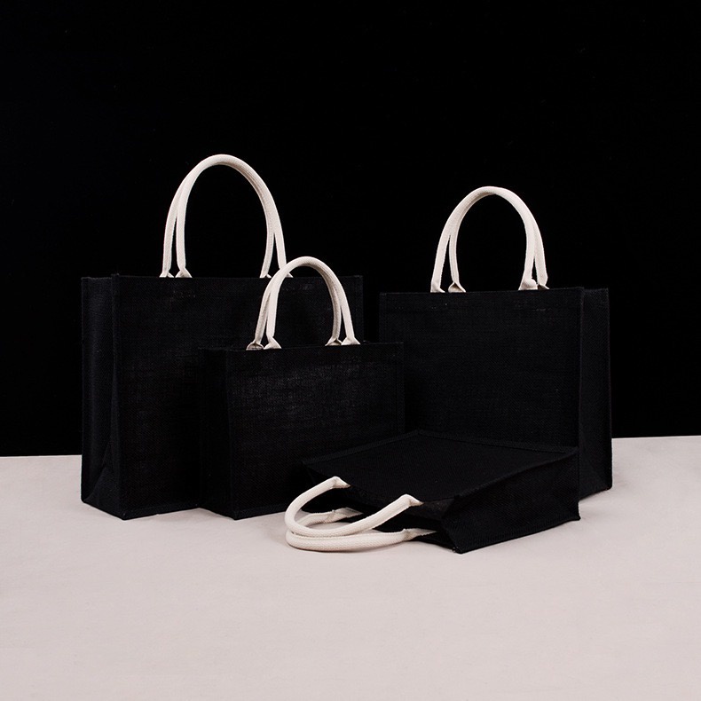 Eco Friendly Abaca Tote Bag Linen Jute Burlap Shoulder Bag Waterproof ...