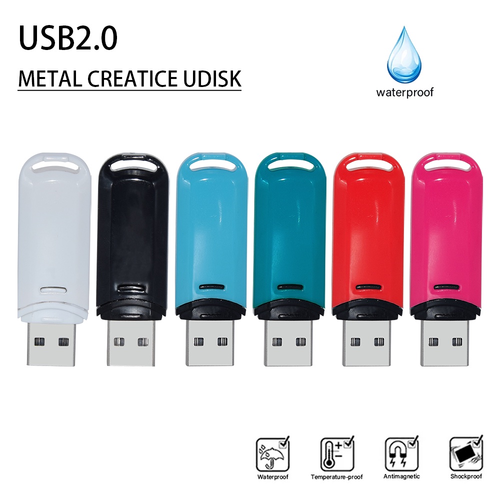 metal custom logo usb 2.0 flash drive 64GB 32GB 16GB 8GB 4GB flash ...