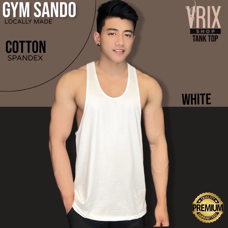 PLAIN GYM SANDO FOR MEN AND WOMEN(IMPROVED) | Shopee Philippines