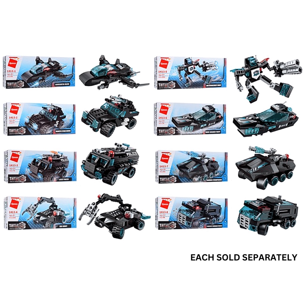QMAN Building Blocks The legend of Chariot Shadow Pulse Combat Vehicle ...
