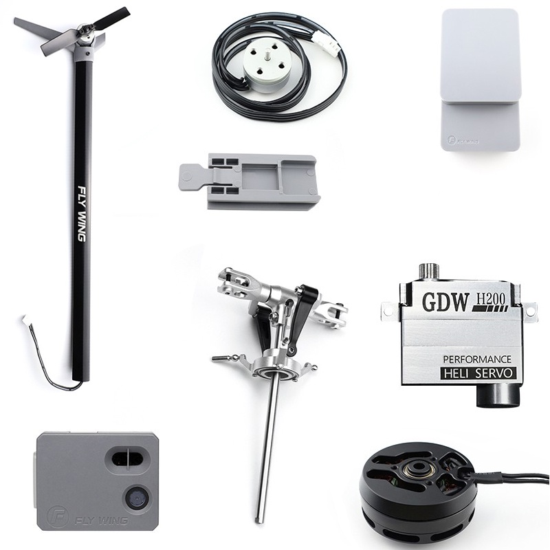 FLYWING FW200 RC Helicopter Spare Parts Flight Control Motor Servo ...