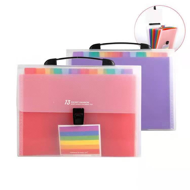 CY0459 NEW RAINBOW EXPANDABLE ENVELOPE WITH HANDLE LONG | Shopee ...