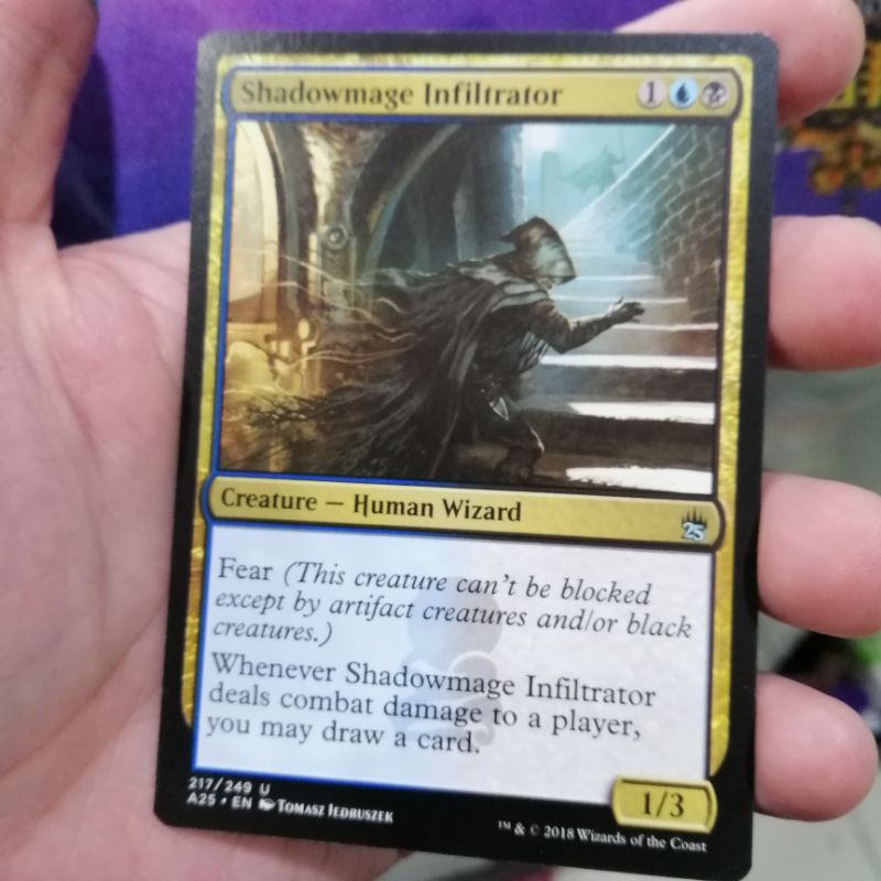 1 Shadowmage infiltrator A25 MTG magic card commander EDH | Shopee Philippines