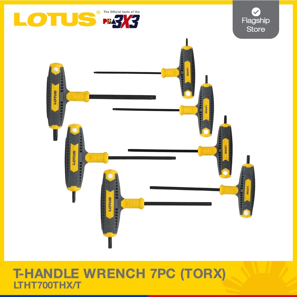 Lotus T-Handle Wrench 7PC (MET) LTHT700THX/M | (TORX) LTHT700THX/T ...