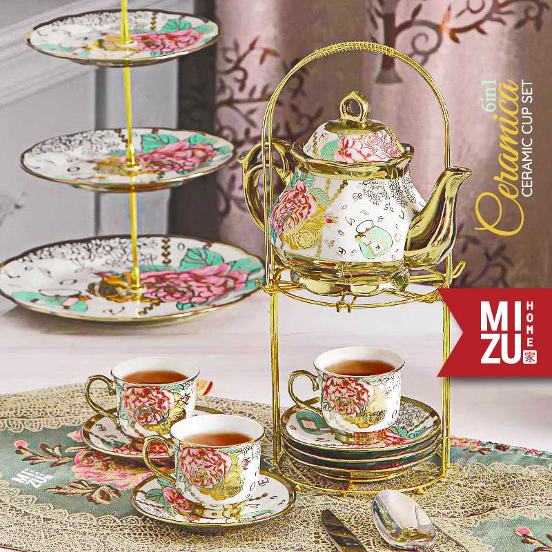 Mizu CERAMICA 6in1 Ceramic Cup Set Mini Ceramic Tea Cup Espresso Coffee ...