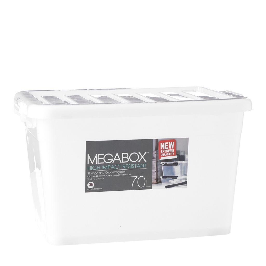 Megabox High Impact Resistant Storage Box 70L | Shopee Philippines