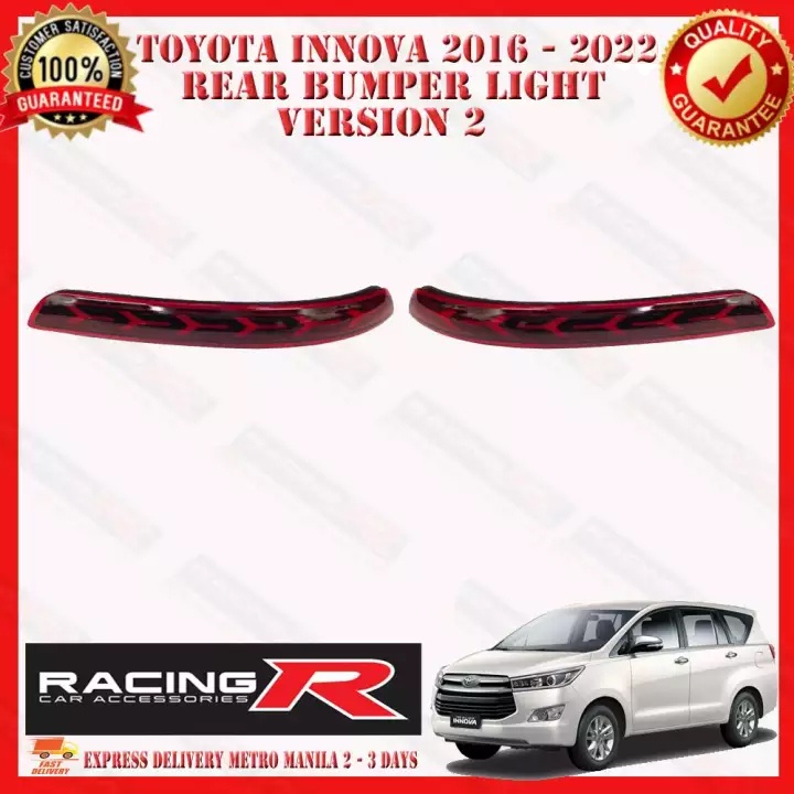 Toyota Innova 2016 to 2023 OEM Rear Bumper Light V2 2016 2017 2018 2019 ...