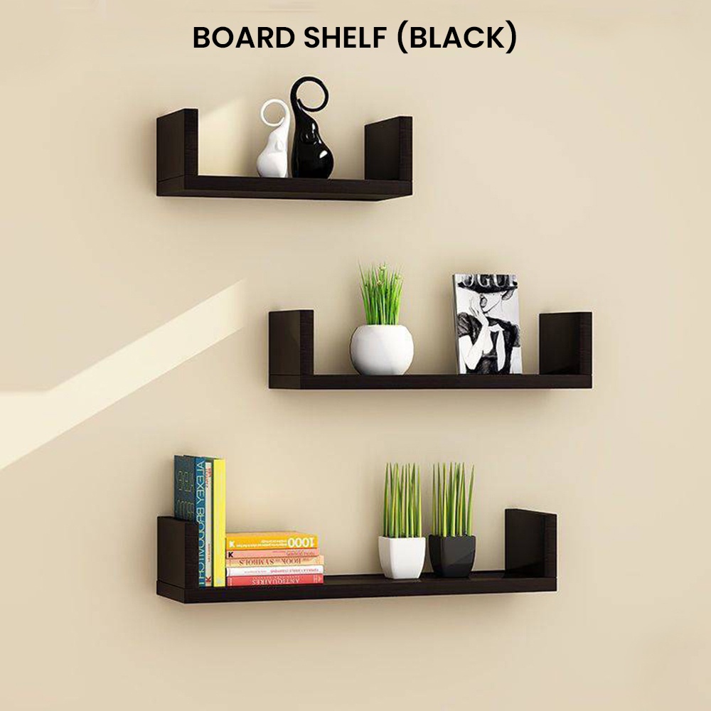 Shelves for Wall Wooden Wall Rack Hanging Wall Decoration Shelf Study ...
