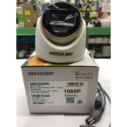 HIKVISION 2MP COLOR VU W/ BUILT IN MIC CAMERA 2.8MM | Shopee Philippines