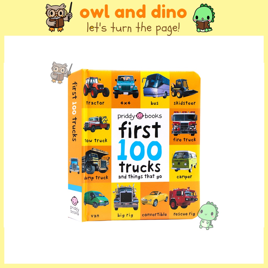 First 100 Trucks and Things that Go (Padded Board Book by Priddy Books ...