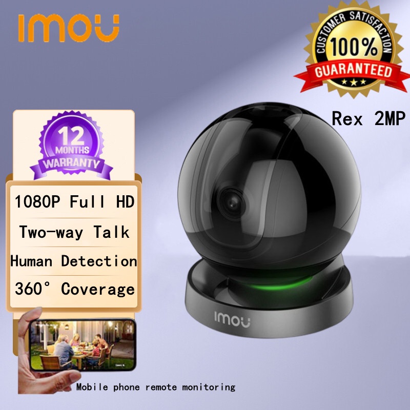 Imou Dahua CCTV Camera REX 2MP Full HD Two-way Talk Wi-Fi Home Security ...