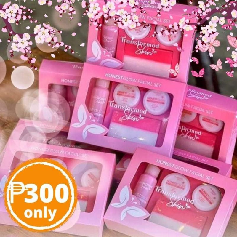 HONEST GLOW SKIN CARE FACIAL SET BY TRANSFORMED DAVE | Shopee Philippines