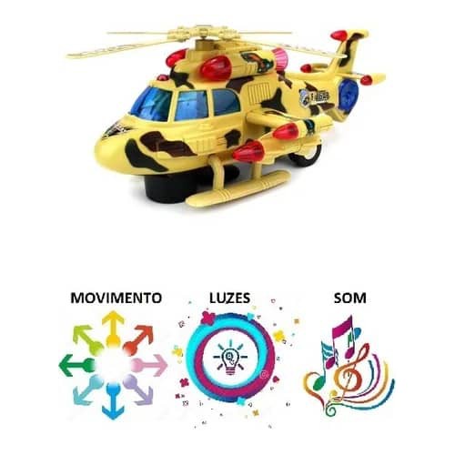 Sky Pilot Helicopter Auto Electric Battery Operated Toy with Sound ...