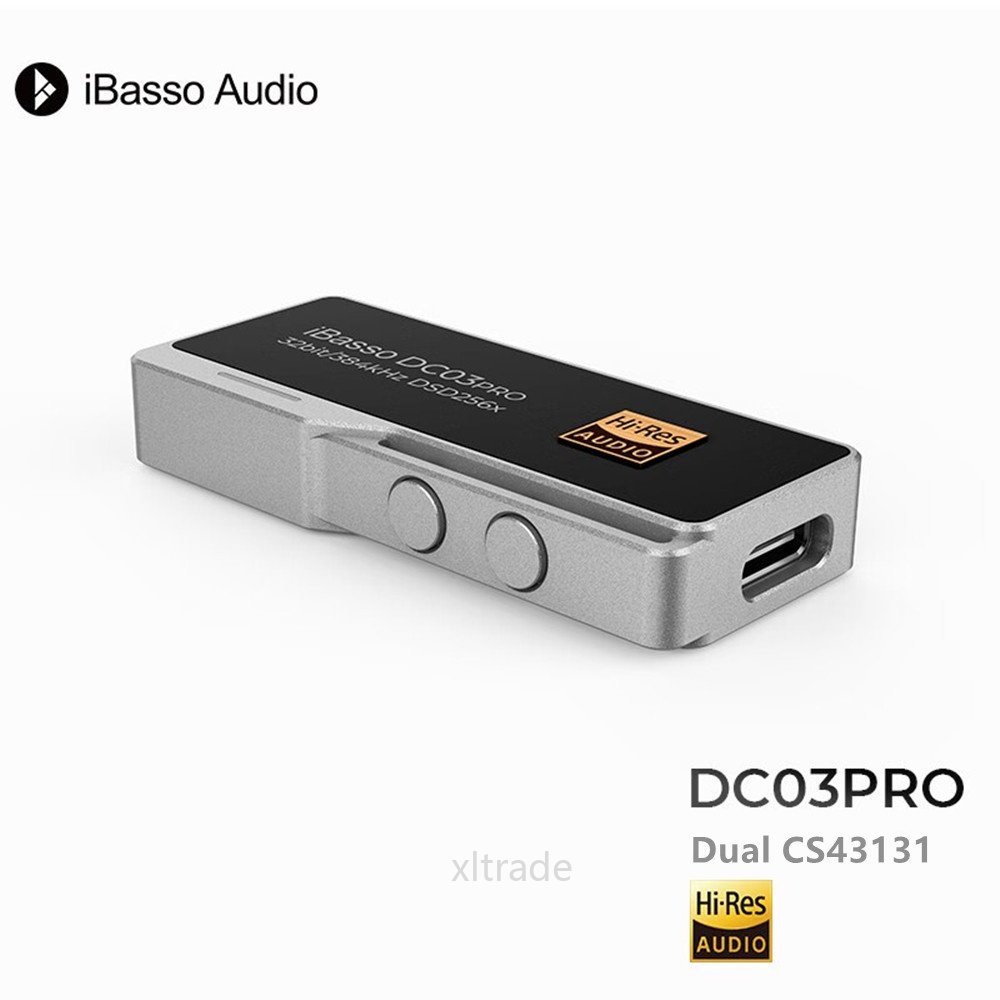iBasso DC03 PRO Decoding Earphone Amplifier Type-C To 3.5mm Dual ...