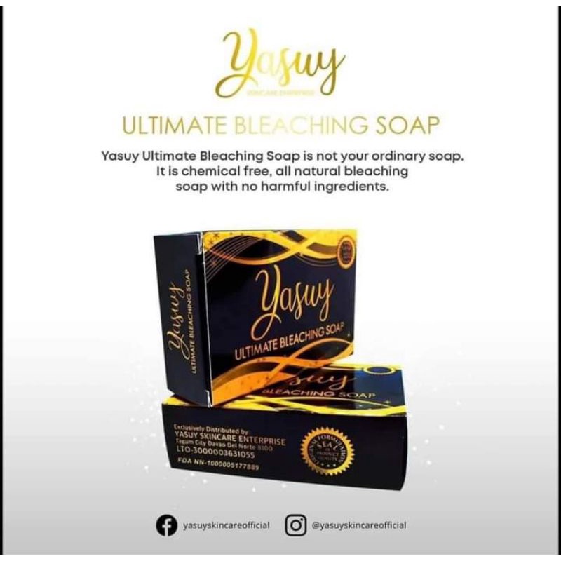 YASUY ULTIMATE BLEACHING SOAP | Shopee Philippines