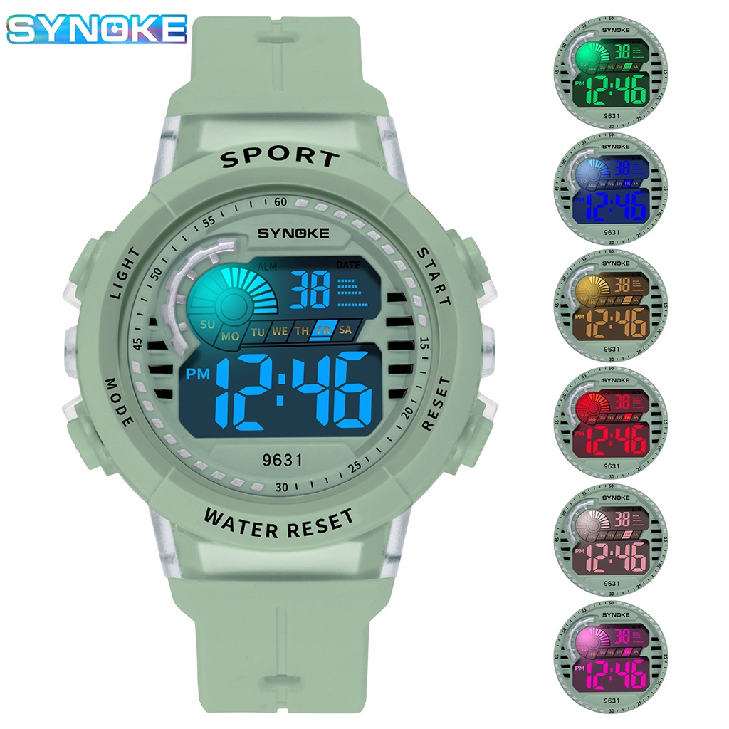 SYNOKE Women's Watch Fashion Multifunctional 30M Waterproof Digital ...
