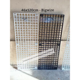 (46x120cm-THICK) Wall Mount Screen Mesh Wire Metal Hanging Grid Wall ...