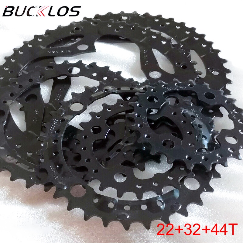 BUCKLOS 3x Chainring 104bcd 64bcd Triple Speed Mountain Bike Sprocket ...