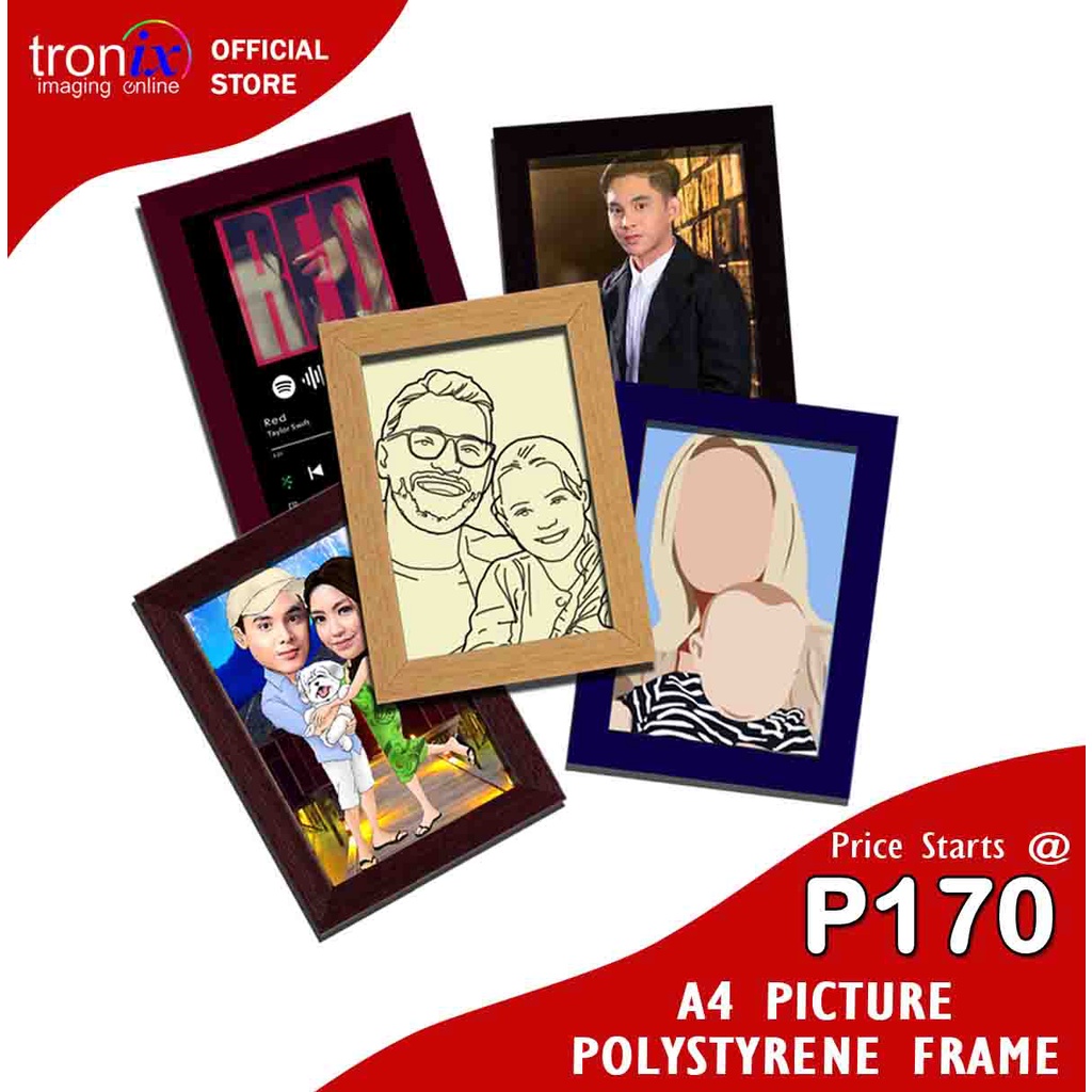 Tronix Imaging A4 Polystyrene Frame Mosaic Collage Caricature Photo ...