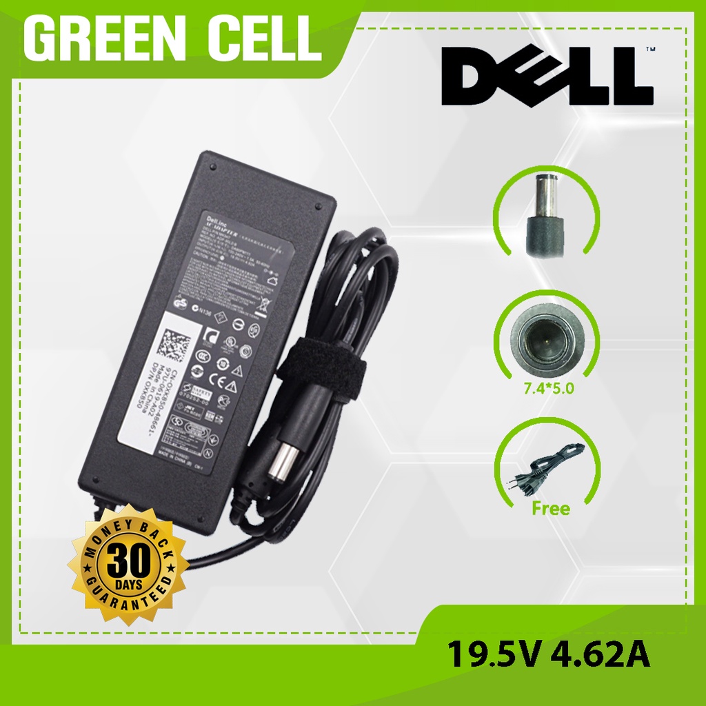 Dell 19.5V 4.62A Laptop Charger for Latitude D820 D830 D830N E3340 ...