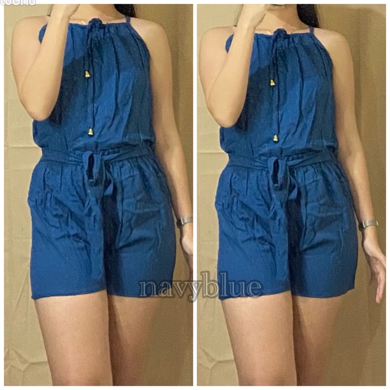 Halter Terno Short w/tie | Shopee Philippines