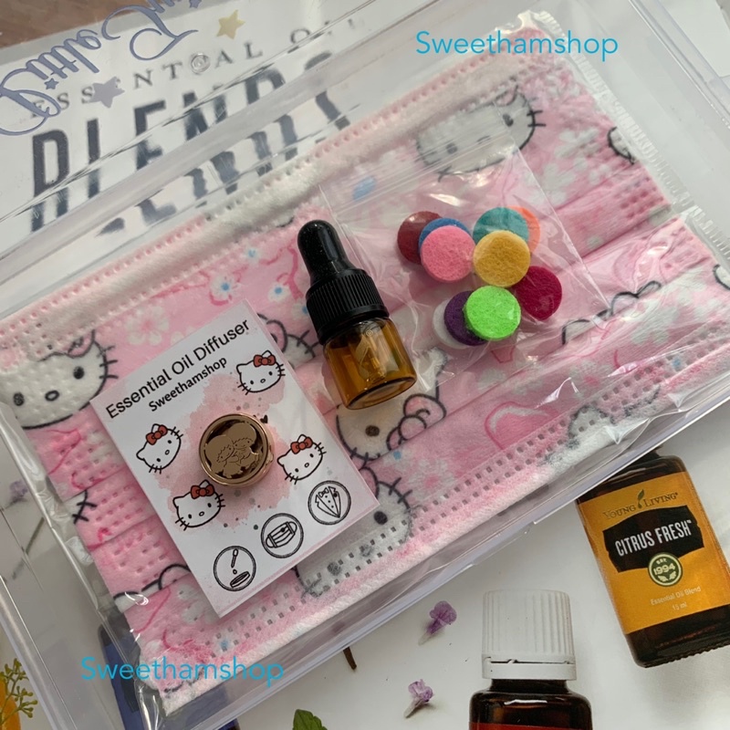SALE: Hello Kitty, My Melody Kids 15mm Essential Oil Diffuser for Mask ...