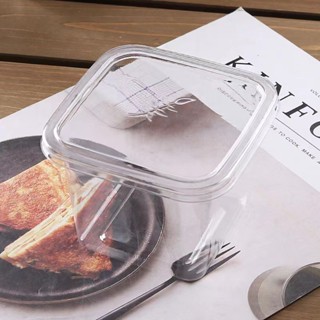 50Pcs Disposable Mousse Dessert Box With Lid Clear Plastic Cups Dessert ...