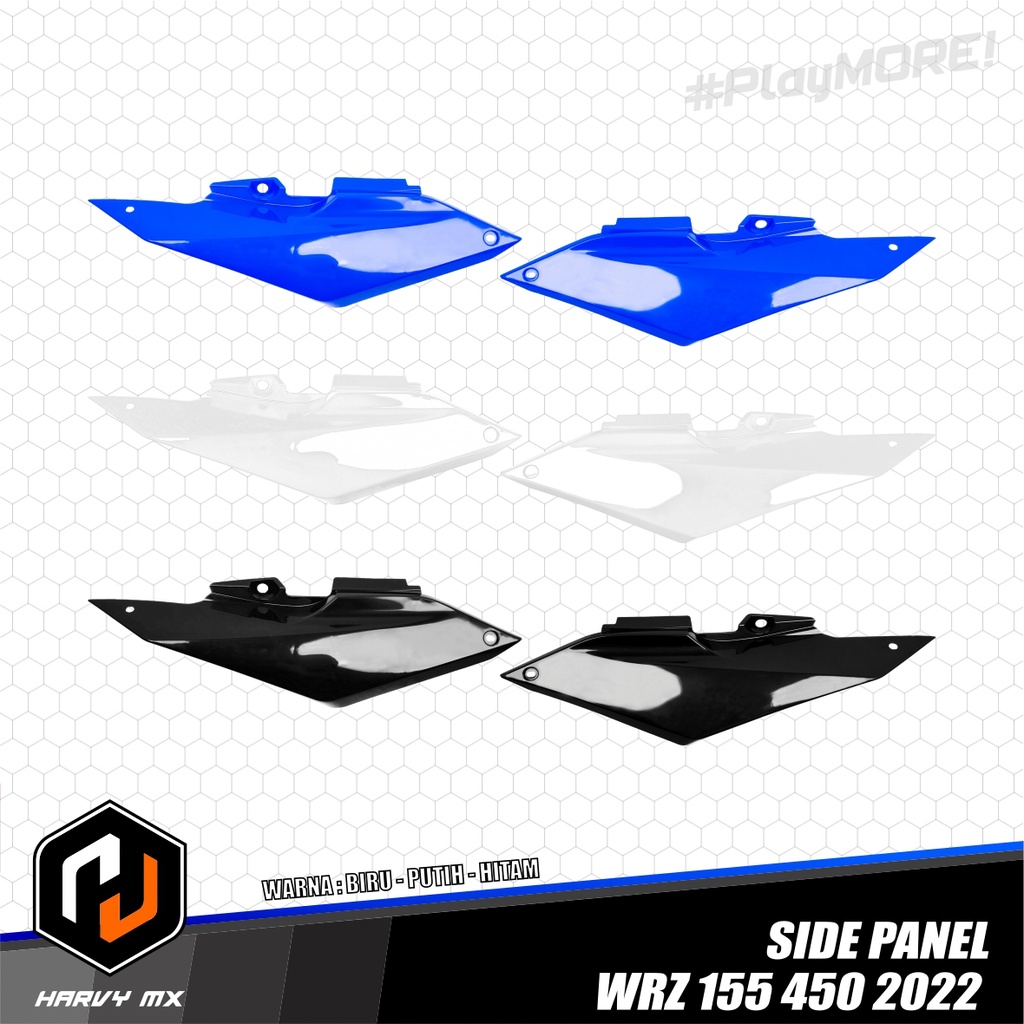 Side Panel Cover Side Body Rear WR 155 2022 HARVY MX | Shopee Philippines