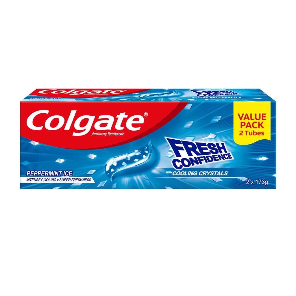 Colgate Toothpaste Peppermint Ice With Cooling Crystals Twin Pack 2 ...