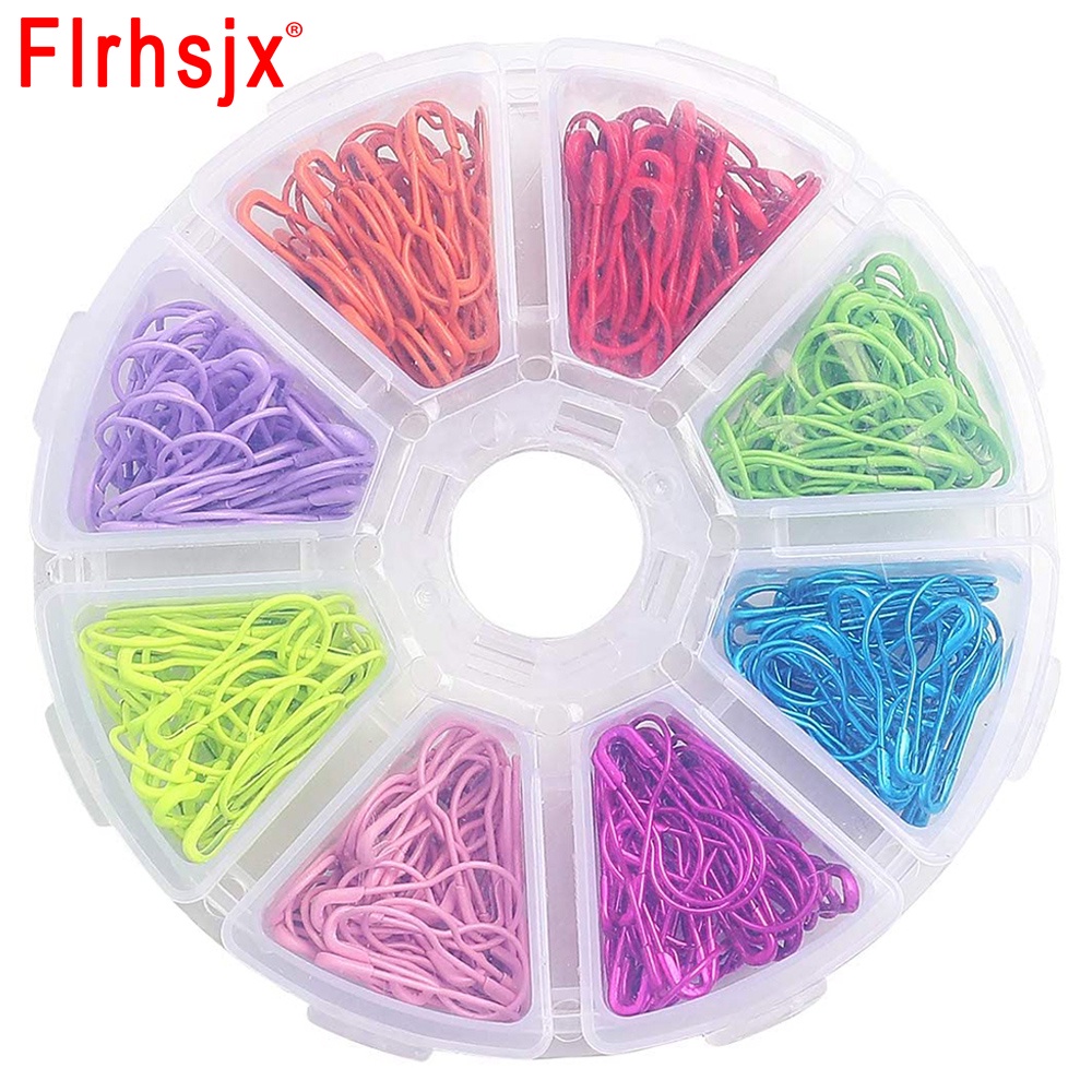 320pcs/set Metal Knitting Pins Stitch Markers Safety Pins for Sewing ...