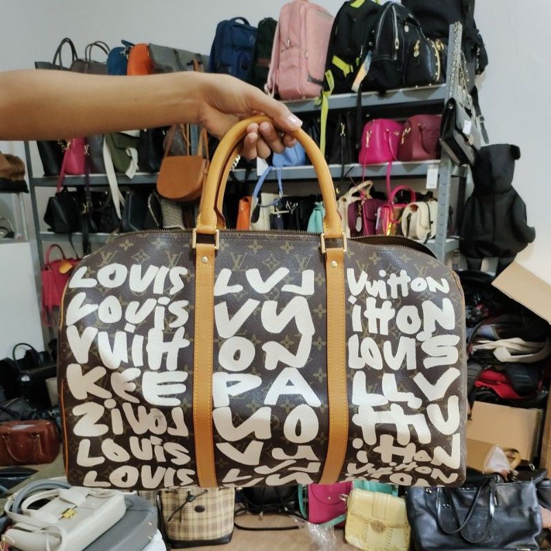 PVC Boston bag weekender bag (live selling checkout link only) | Shopee ...