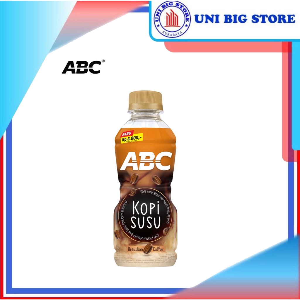 ABC Brazilian MIlk Coffee 200 BottleML | Shopee Philippines