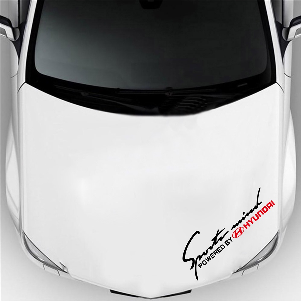 Hyundai Light Eyebrow Sticker decal 1pc | Shopee Philippines