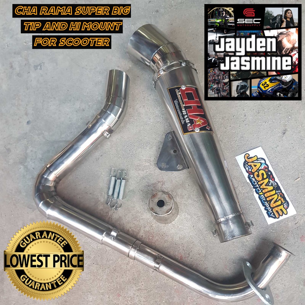 Cha rama super big tip and hi mount for scooter | Shopee Philippines