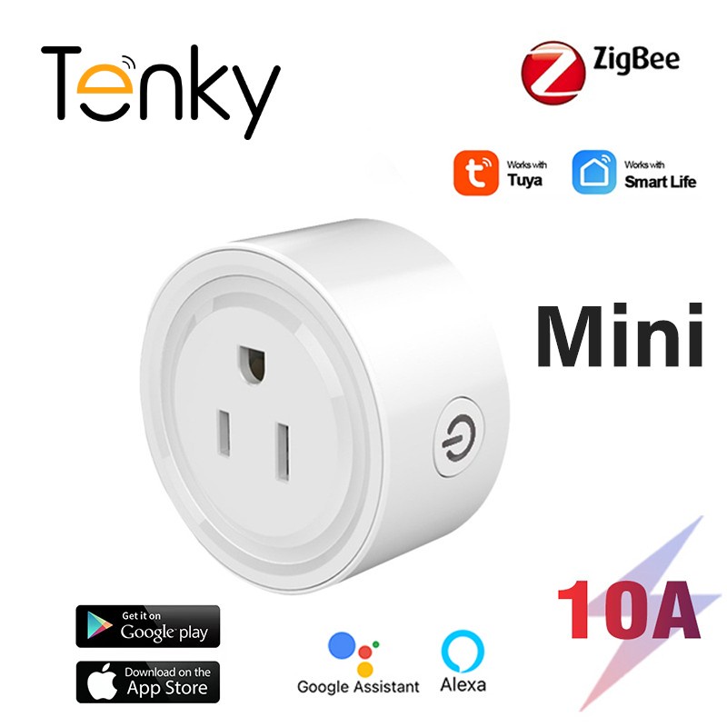 Tenky Tuya zigbee smart socket is directly connected to ALexa Tuya and ...