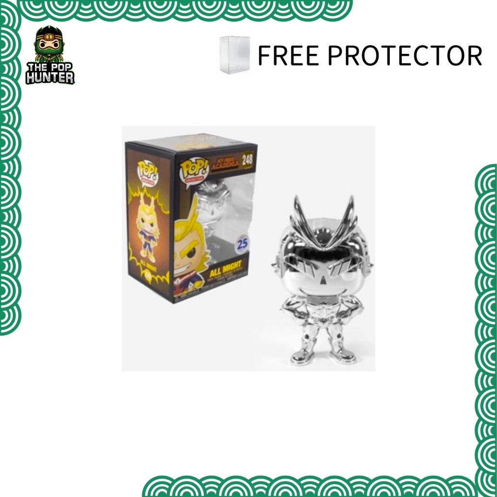 Almight My Hero Academia Silver Chrome #248 Funimation Exclusive Funko ...