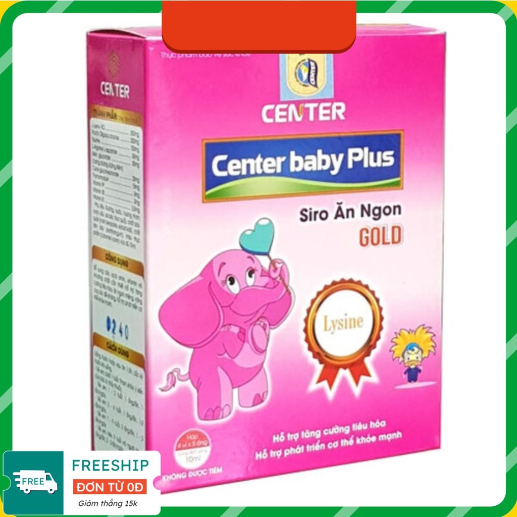 [HCM Pharmacy]- Center Baby Plus Gold Syrup Supports Baby's Appetite ...